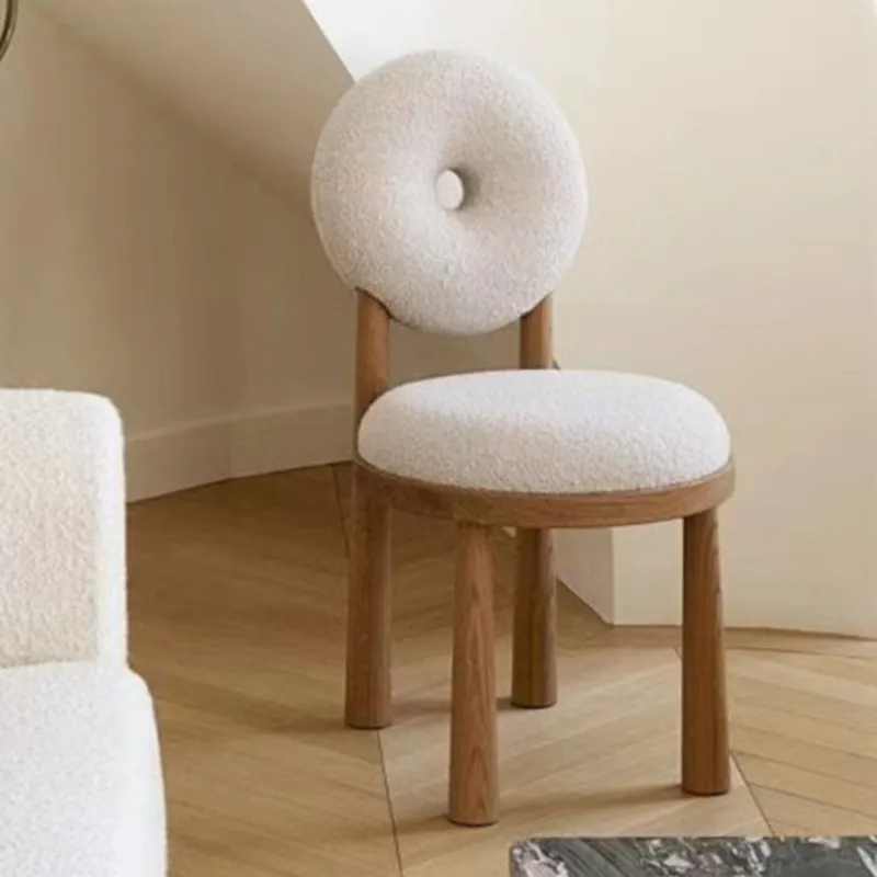 Nordic-Creative-Donut-Lamb-Velvet-Backrest-Chair-Modern-Home-Dining ...