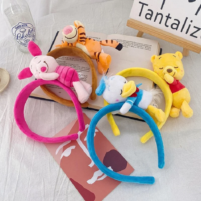 Disney-Plush-Ears-Winnie-The-Pooh-Headband-Women-Cartoon-Anime-Mickey ...