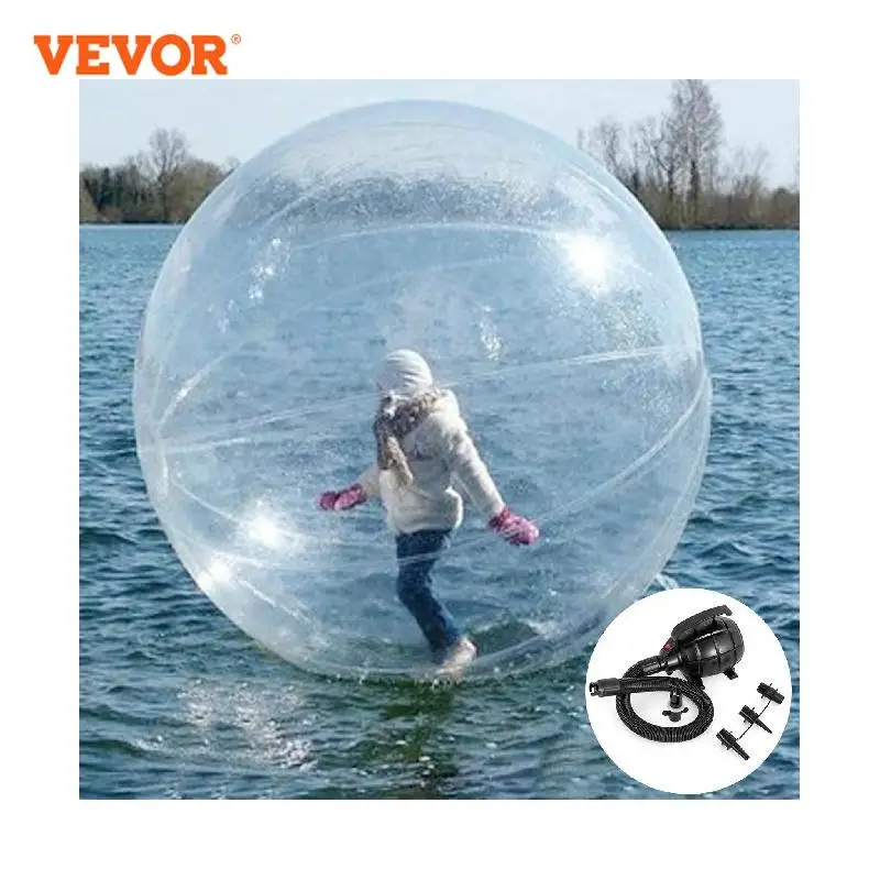 VEVOR-2M-Water-Walking-Ball-with-Air-Blower-Pump-Inflatable-PVC-Zorb ...