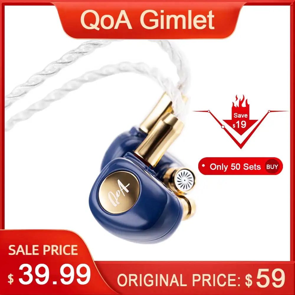 QoA-Gimlet-Blue-In-Ear-Earphone-10mm-LCP-Dynamic-Driver-4-core-OFC ...