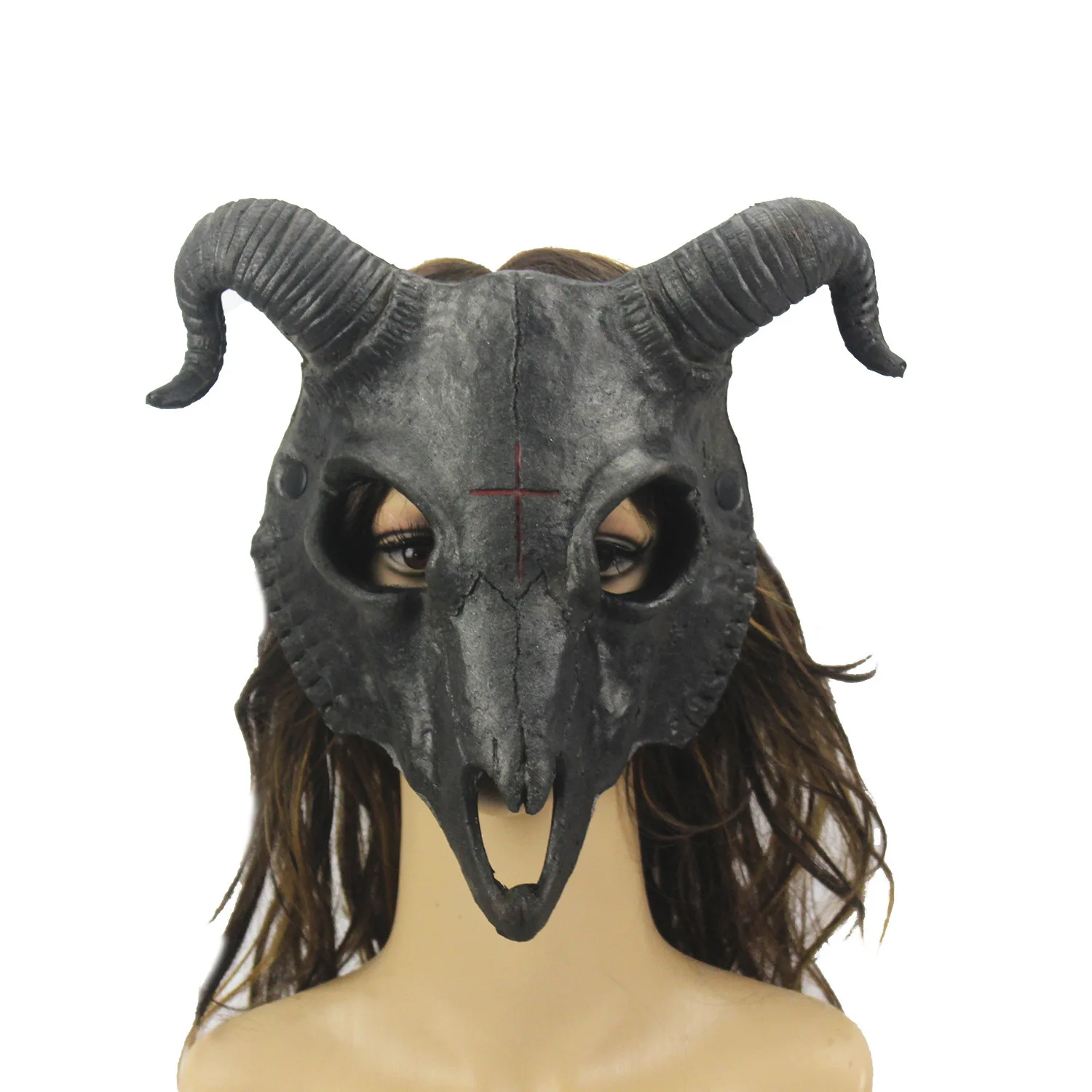 Satanic Goat Head Mask