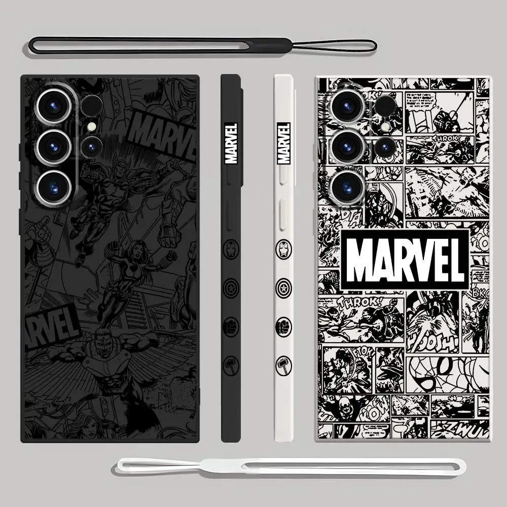 Marvel-Logo-Avengers-Phone-Case-para-Samsung-Galaxy-S24-Ultra-S20-FE ...
