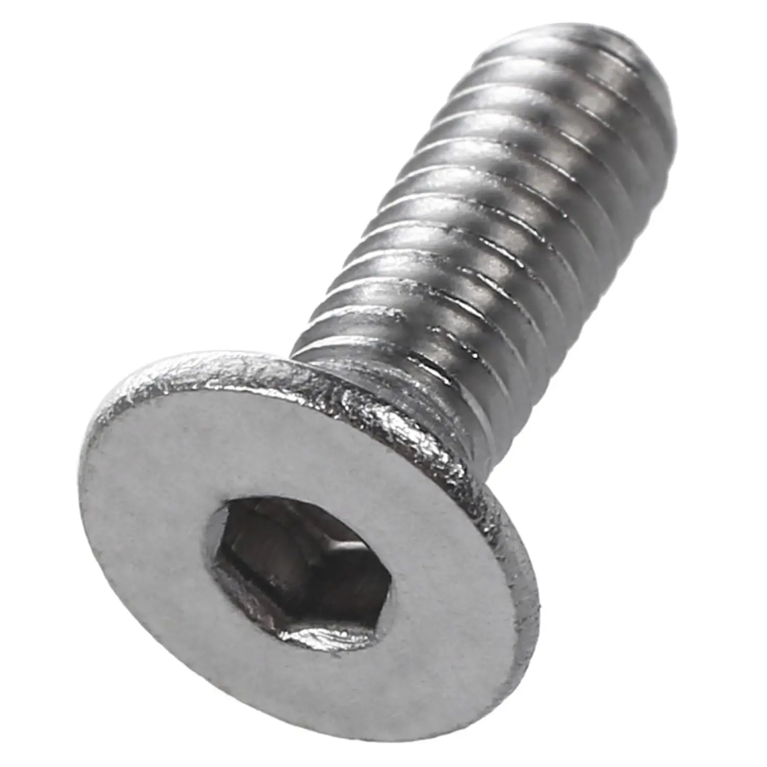 50 Pcs Stainless Steel Countersunk Screws Hexagon Socket Hex Key Bolts ...
