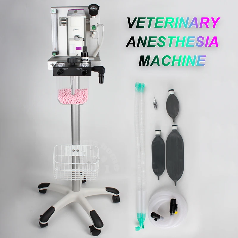 Veterinary-Anesthesia-Machine-With-Cart-Animal-Cat-Dog-Anesthesia ...