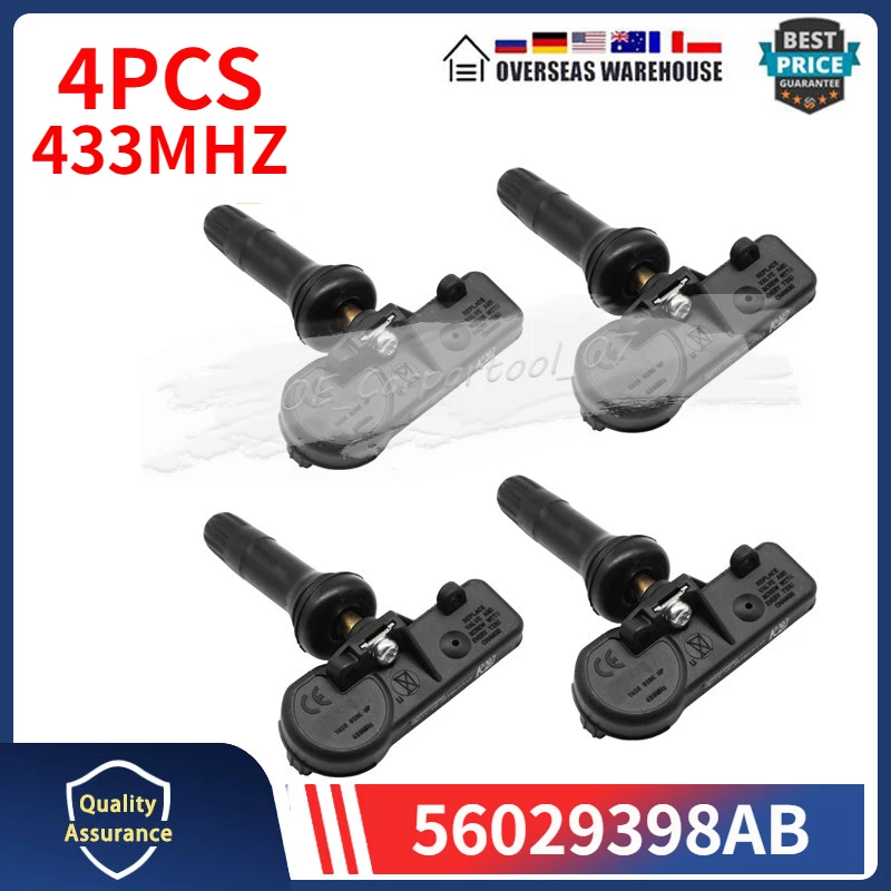 4PCS-Tire-Pressure-Monitor-Sensor-56029398AB-68241067AA-For-Chrysler ...