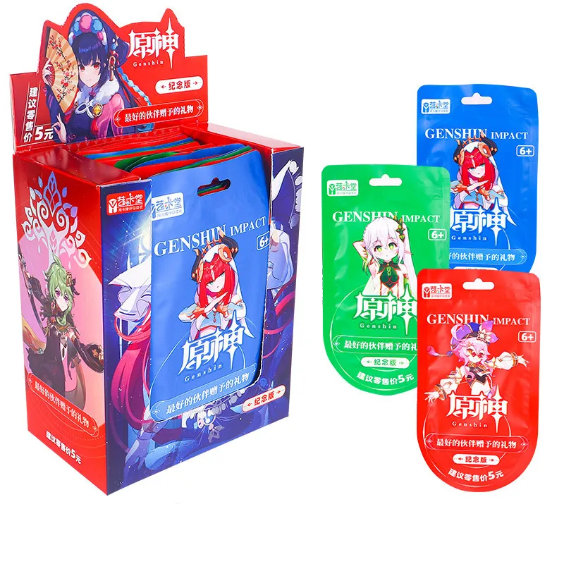 Original Genshin Impact Cards Game Tcr Ayanghua Kanari Diluc Barbara ...