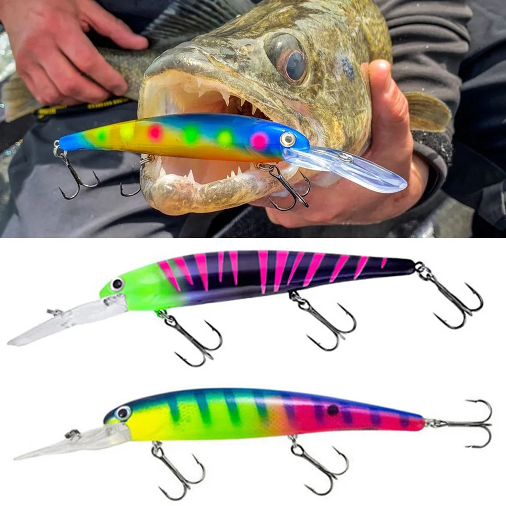 Bandit-Deep-Walleye-Lure-120mm-20g-Floating-Crankbait-Minnow-Bass-Pike ...