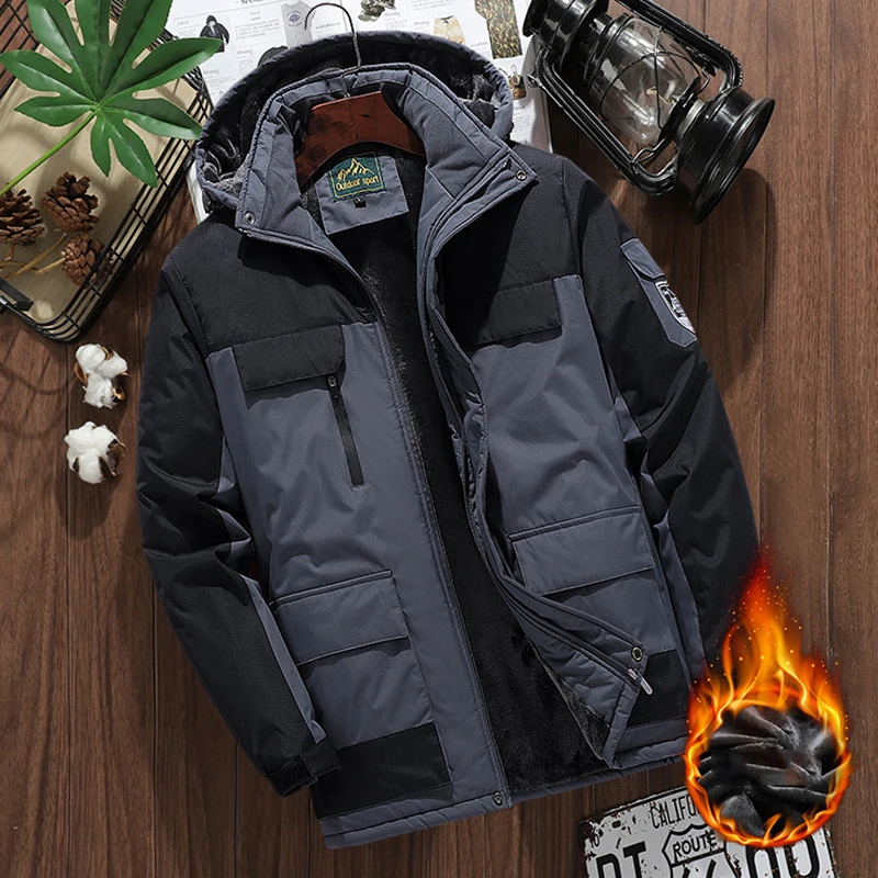 Mens-Winter-Jackets-Outwear-Thicken-Warm-Parkas-Casual-Breathable-Coats ...