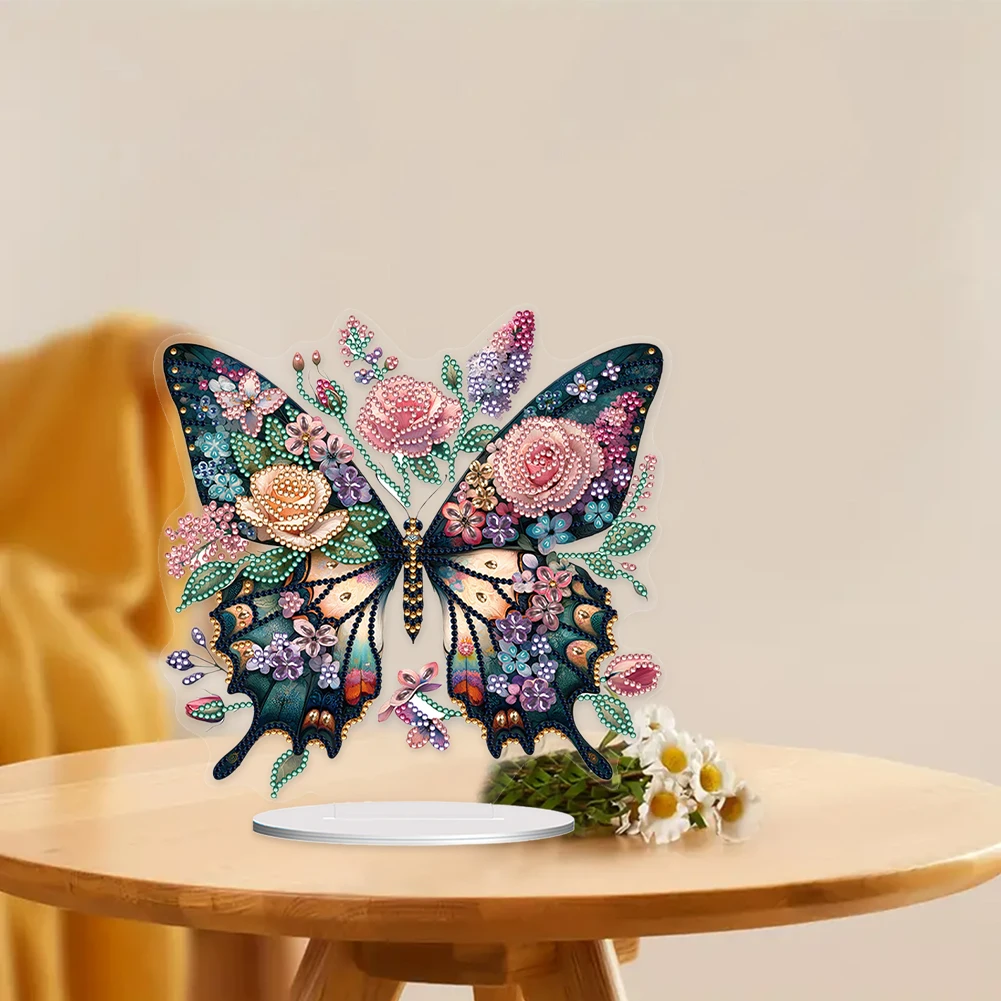 Butterfly-Table-Top-Diamond-Painting-Ornament-Kits-Special-Shaped ...