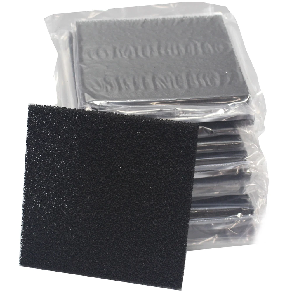 Wholesale-Black-Activated-Carbon-Filter-Sponge-130-130-10mm-493-Air ...