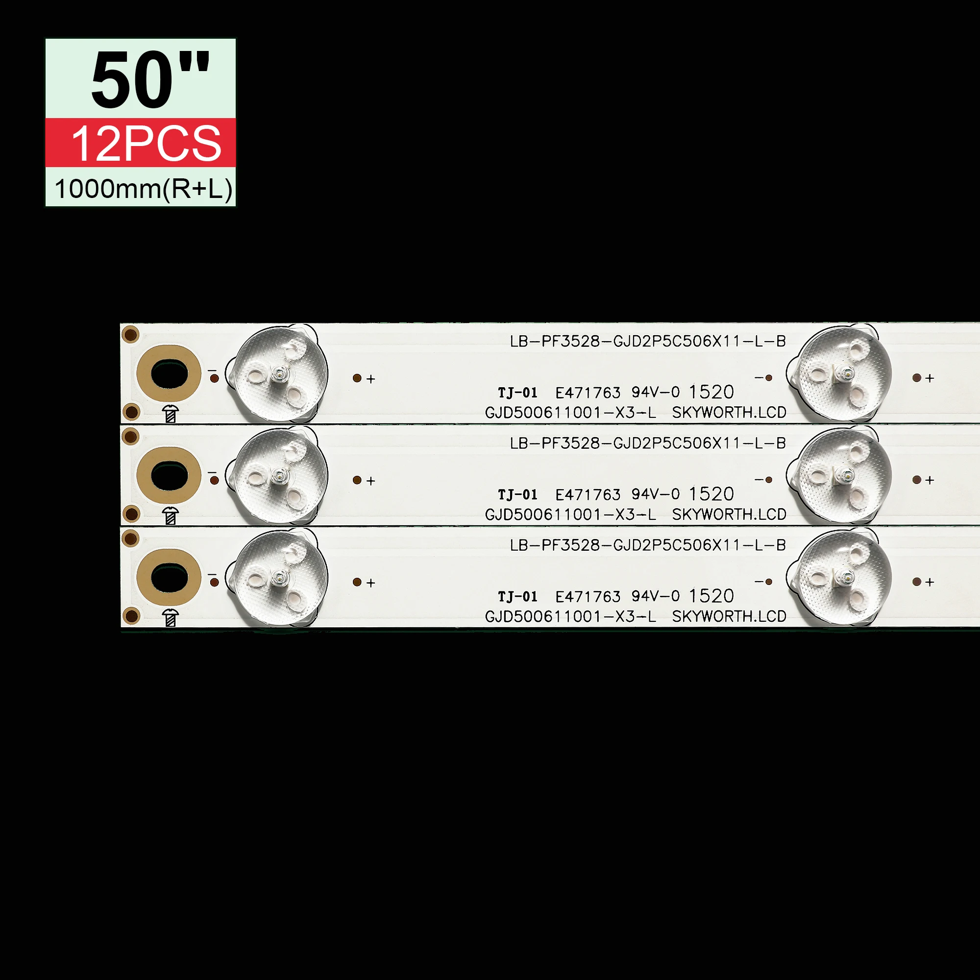Tira-de-luces-LED-de-retroiluminaci-n-accesorio-para-LC-50LB370U ...