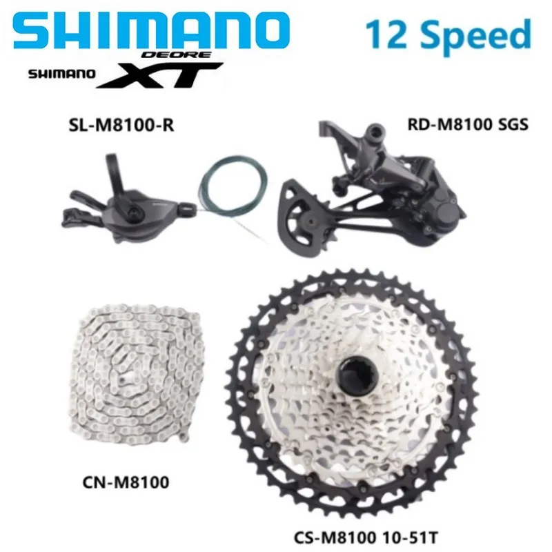 Shimano-Deore-XT-M8100-GroupSet-12S-SL-M8100-Right-Shifter-RD-M8100 ...