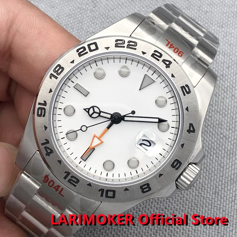 43mm-LARIMOKER-NOLOGO-Mechanical-Automatic-Orange-GMT-DG3804-Movement ...