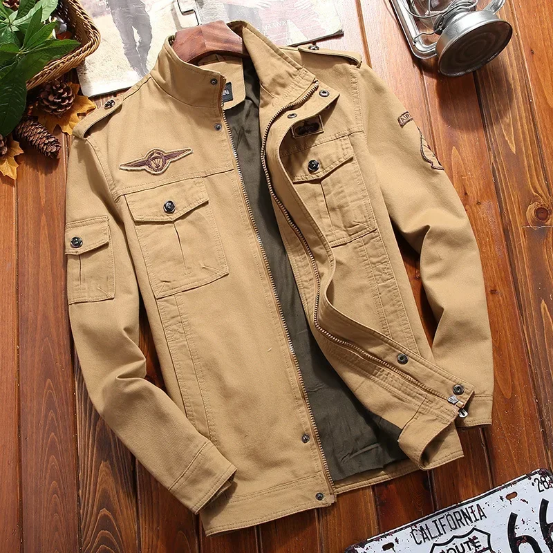 Mens-Cargo-jackets-Men-Casual-Windbreaker-Jacket-Coat-Men-Spring-Autumn ...