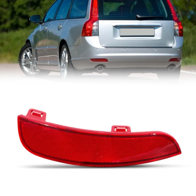 for Volvo S40 V50 1Piar Rear Bumper Left Right Reflector Lamp Stop ...