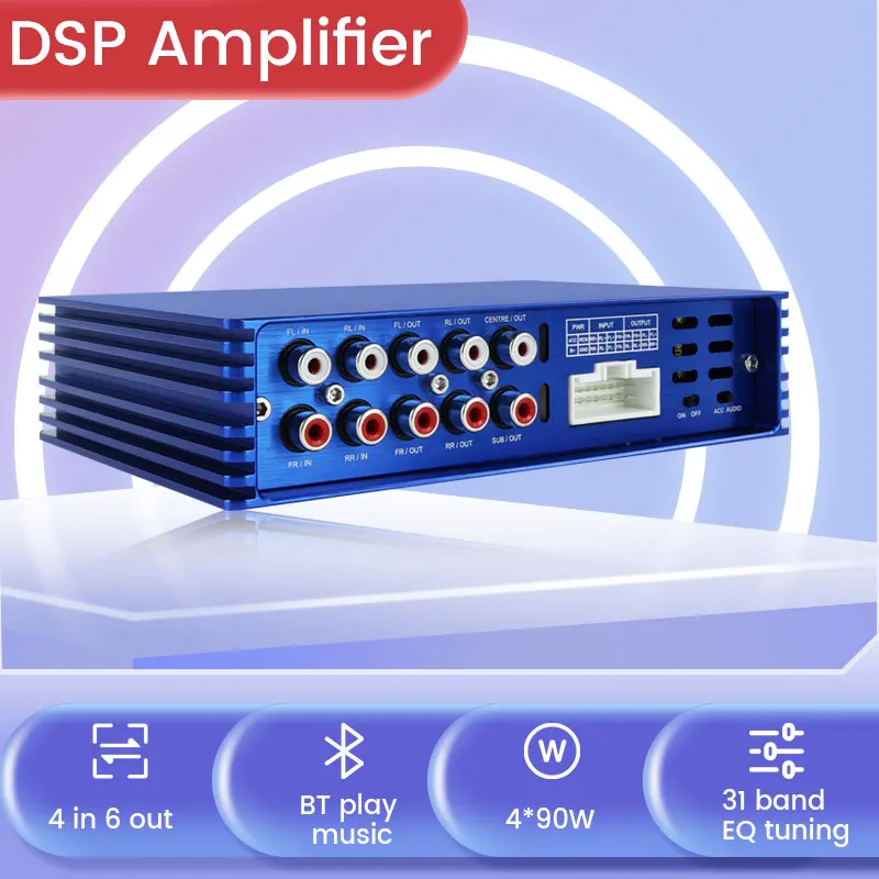 Universal-DSP-Amplifier-Automotive-sound-module-car-radio-sound-upgrade-digital-Audio-signal ...
