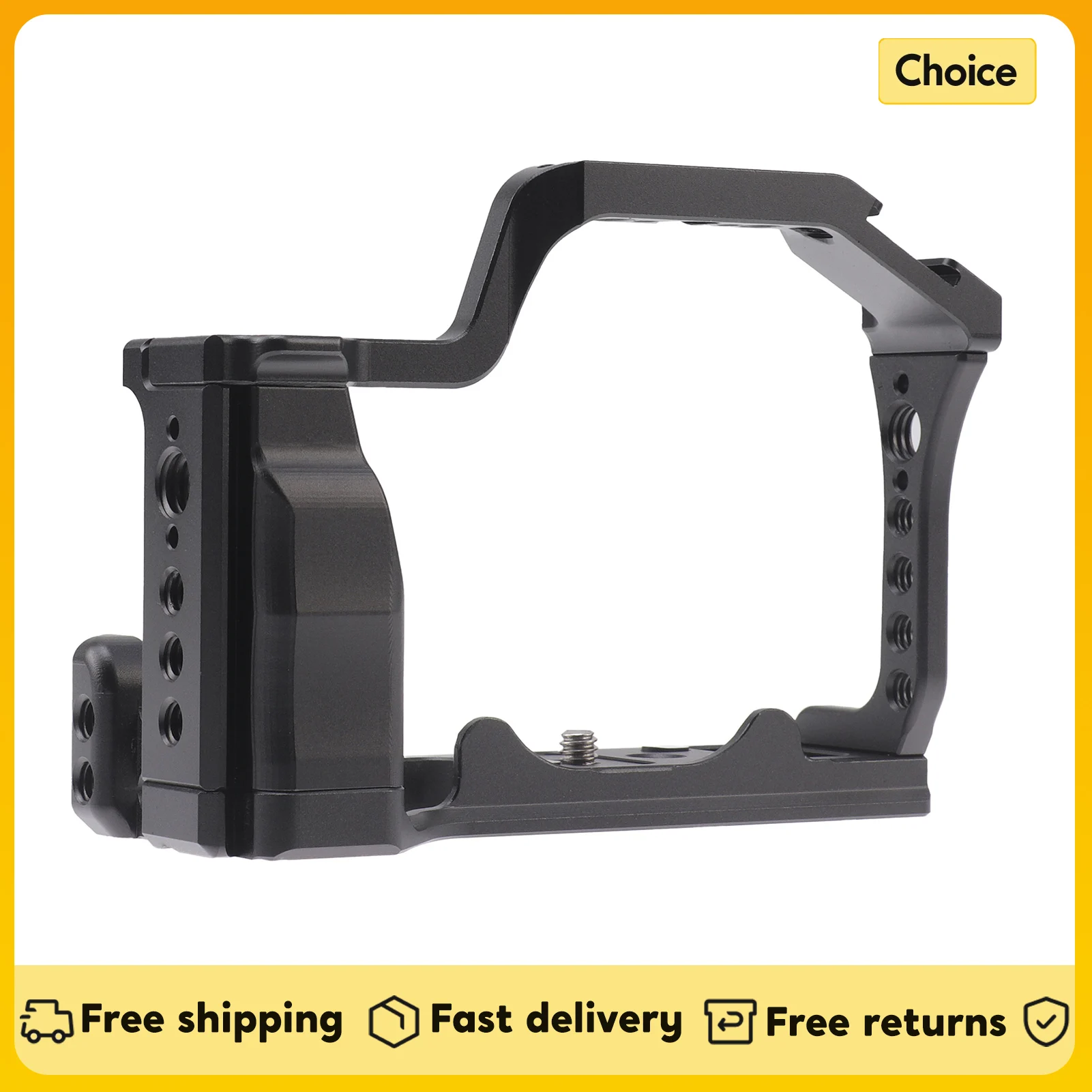 Camera Cage Aluminum Alloy Video Cage for Canon M5 M50 M50II Mirrorless ...