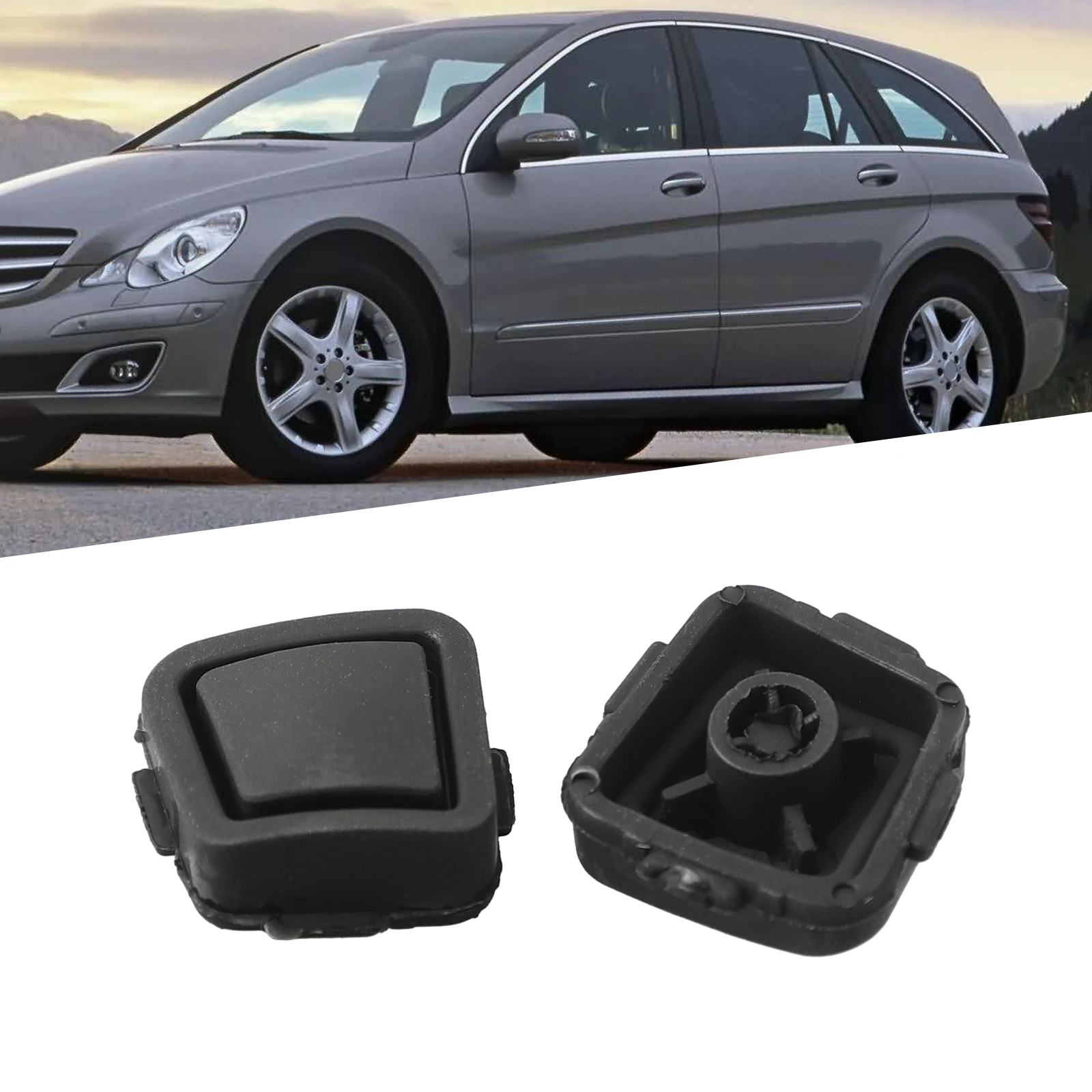 2pcs-Black-Keyless-Go-Outer-Door-Handle-Button-Cover-ABS-Fit-For ...