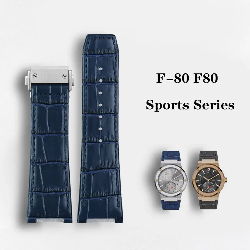 For-Ferragamo-F-80-F80-Sport-Series-Genuine-Leather-Watchband-Cowhide-Strap-Specific-Watch-Chain ...