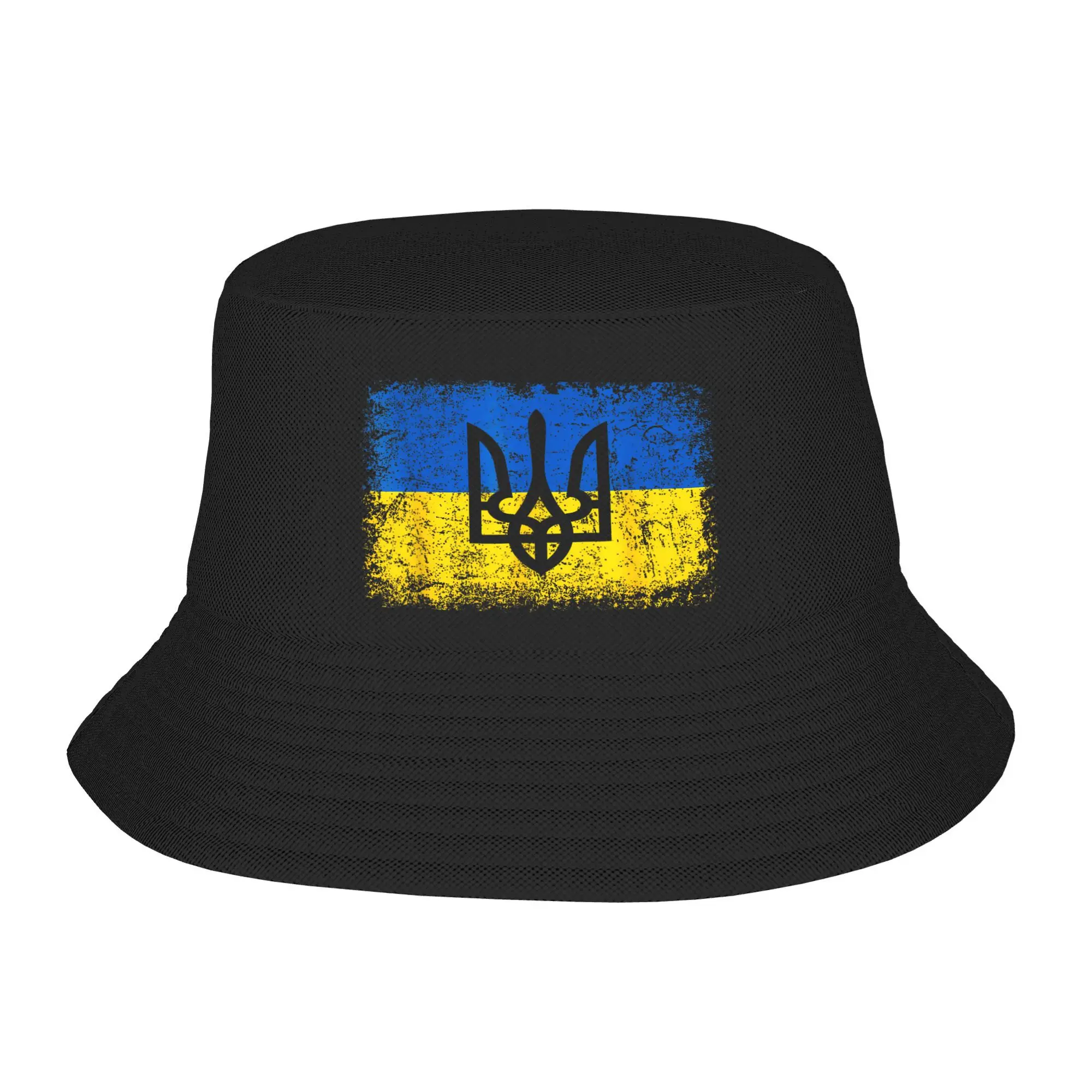 Couple Ukraine Ukrainian Flag Bucket Hat Soft Fold Fisherman Hats ...