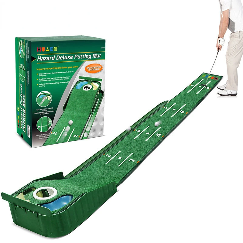 PGM-Golf-Indoor-Putting-Mat-Putter-Trainer-Green-Carpet-Practice-Set ...