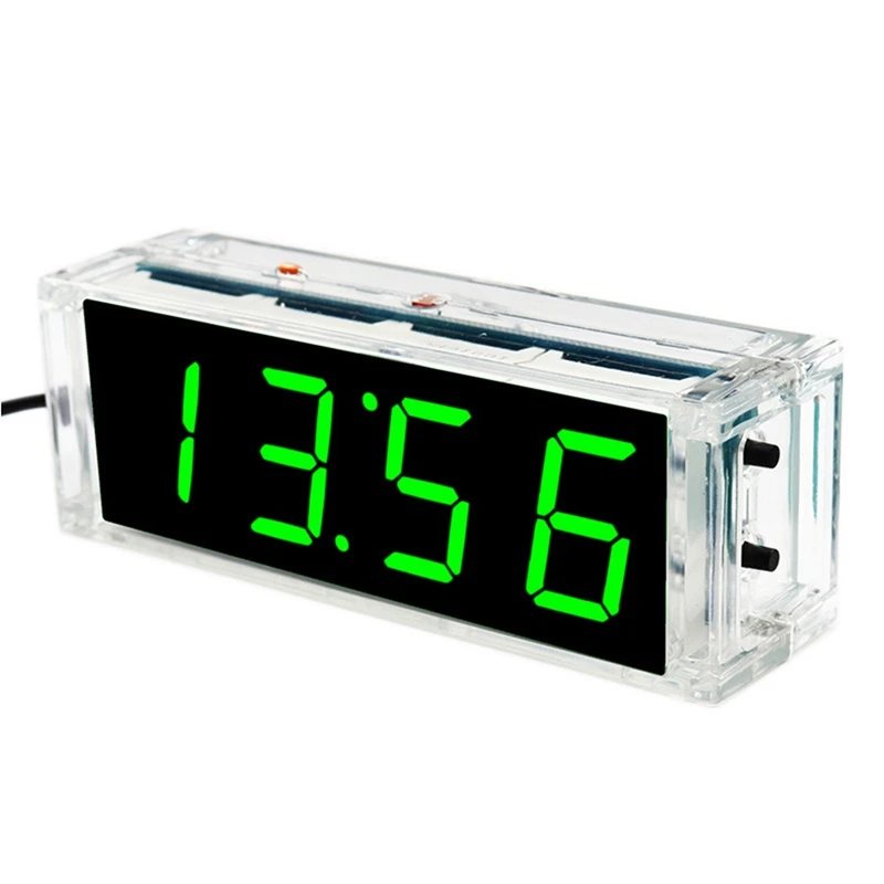 Digital-Clock-Kit-1-Inch-LED-Digital-Tube-51-Microcontroller-Electronic ...