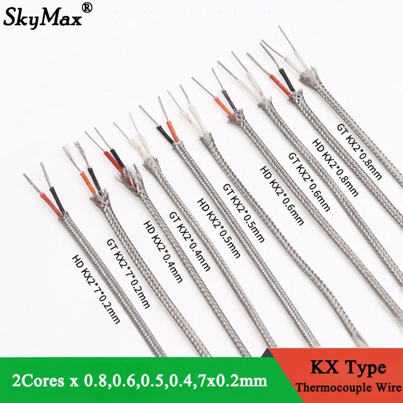 Cable-termopar-aislado-de-alta-temperatura-alambre-de-acero-inoxidable ...