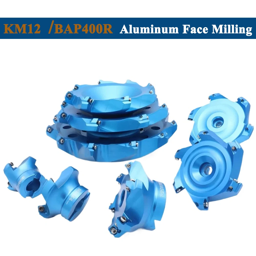 45 Angle KM12 45°face Aluminum Flat Head End Mill SEKT1204 Insert BAP ...