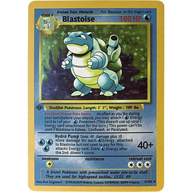 Blastoise Pokemon Card