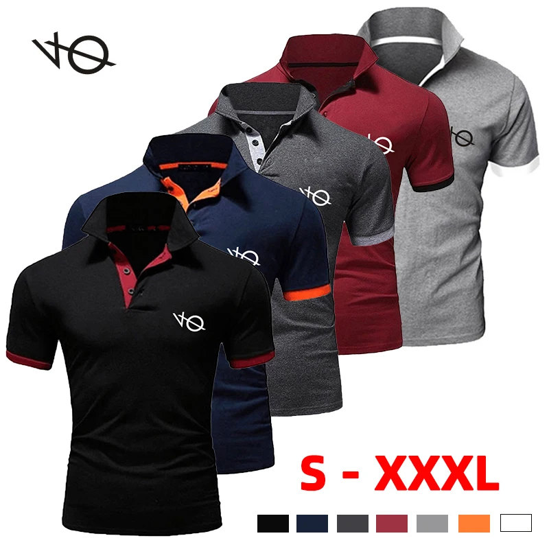 Summer-Men-s-Dry-Fit-Causal-Cotton-Polo-Shirt-Short-Sleeve-Sport-Causal ...