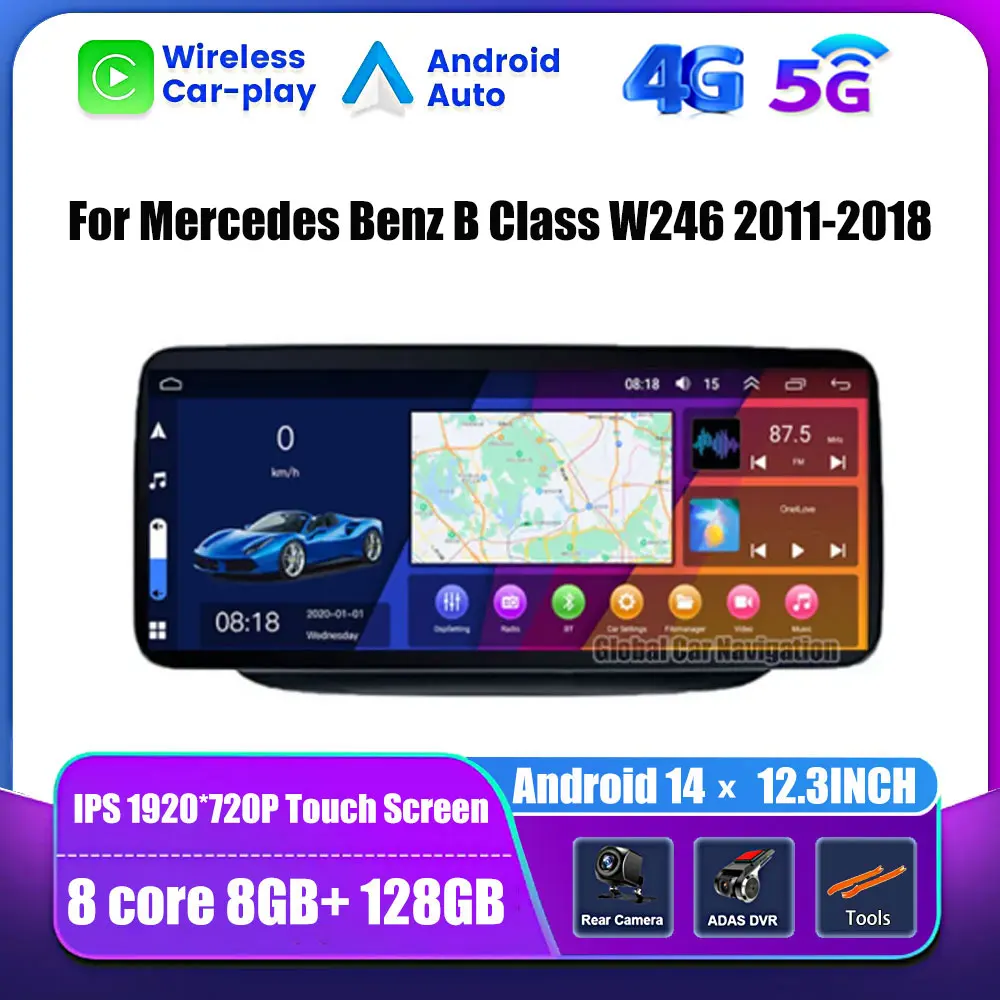 12-3-For-Mercedes-Benz-B-Class-W246-2011-2018-Android-14-Car-Touch ...