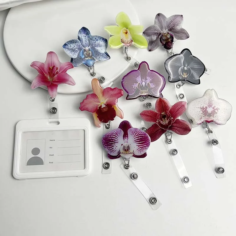 Insignia de identificación de orquídeas de resina acrílica, certificado ...