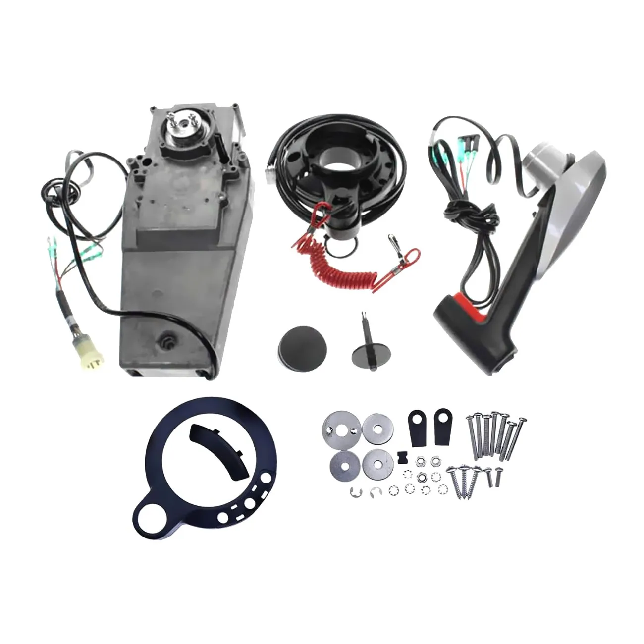 Yamaha-outboard-machine-control-6X3-48206-10-00-FLUSH-MOUNT-CONTROL ...