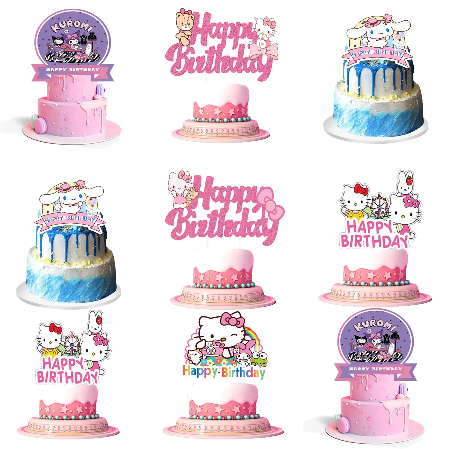 Topper de Kuromi para Torta: La Decoración Perfecta para Cumpleaños ...