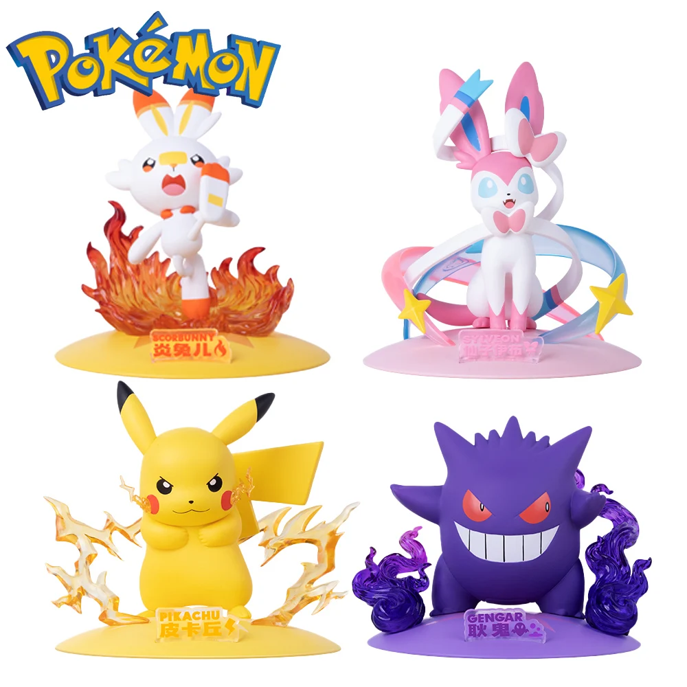 Original-Genuine-Funism-Toy-Pokemon-Gengar-Pikachu-Scorbunny-Sylveon ...