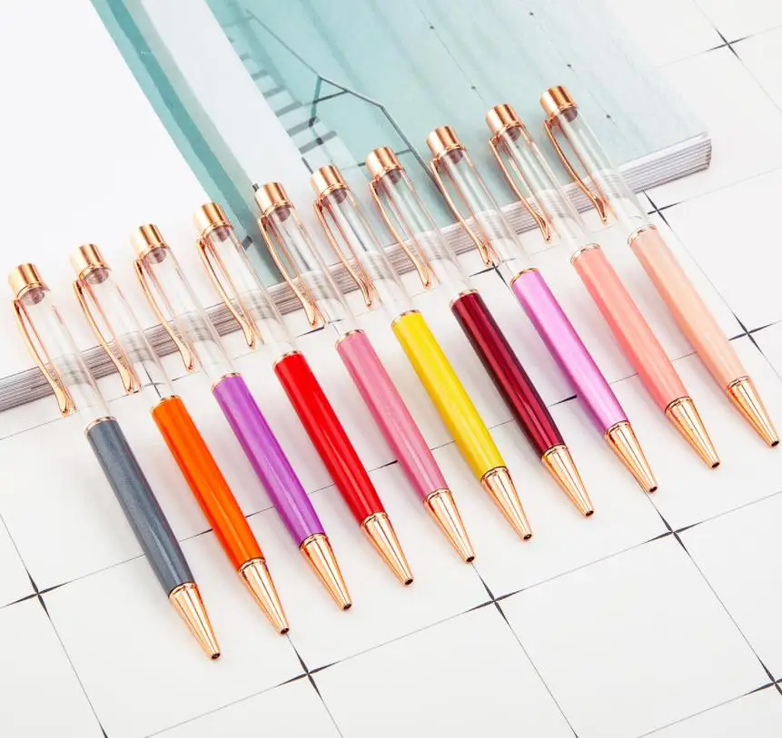 Colorful Empty Tube Floating Diy Pens | Ballpoint Empty Tube Pens ...