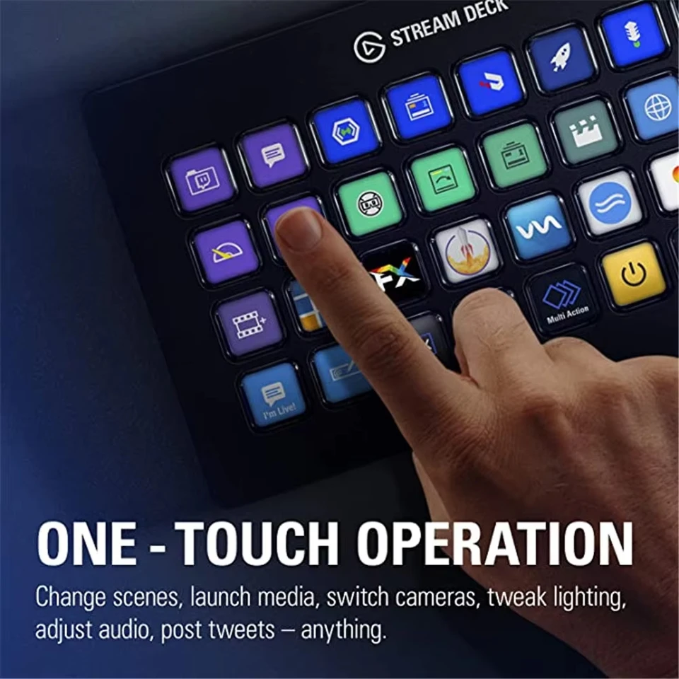 Stream Deck Adobe Elgato Stream Deck + White - Studio Controller With ...