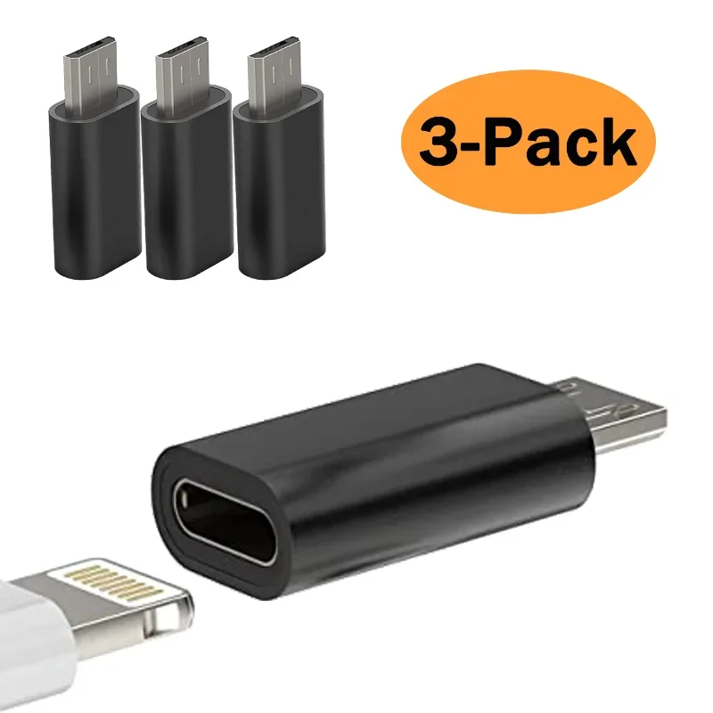IOS-Female-To-Micro-USB-Type-C-Male-Adapter-Converter-Android-Charge ...