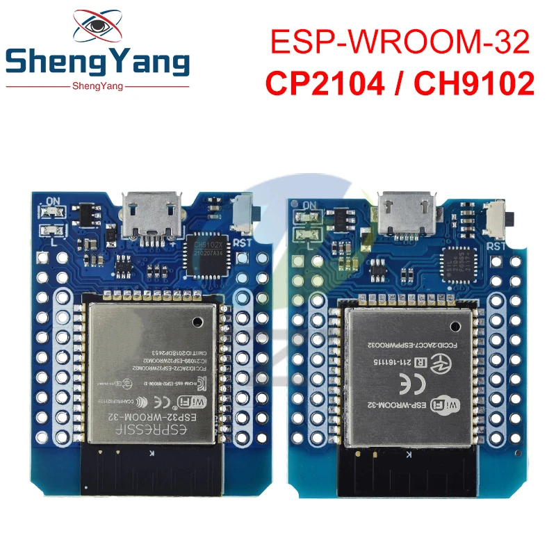 TZT Módulo de placa de desarrollo para Arduino con pines, para Wemos Mini D1, ESP8266, ESP32 ...