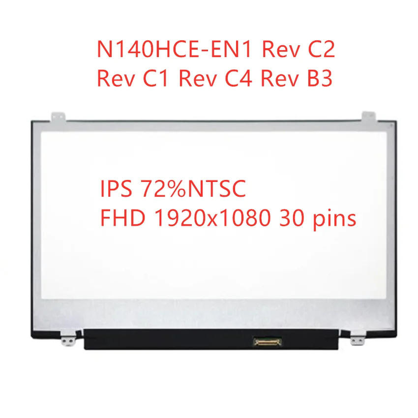 14-LED-LCD-Screen-Display-Panel-Matrix-Model-N140HCE-EN1-Rev-C2-Rev-C1 ...