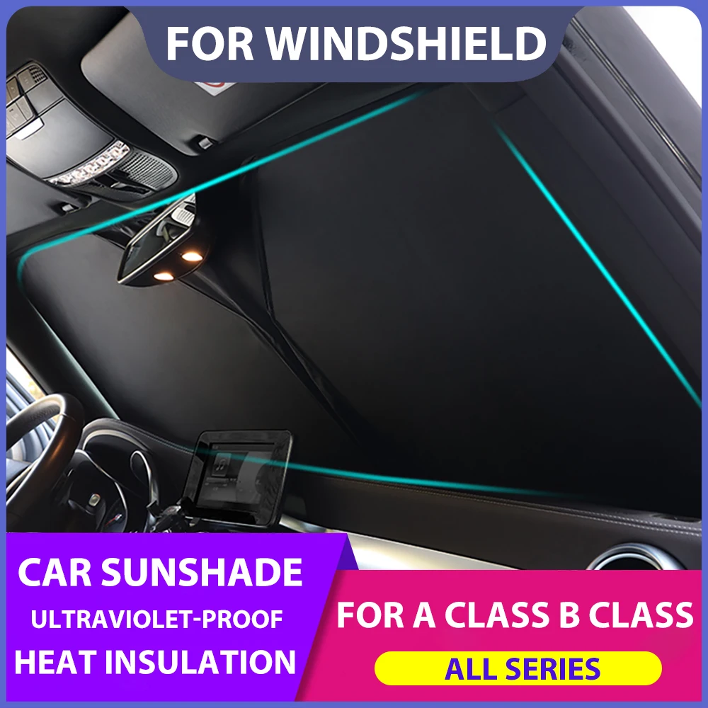 Front-Windshield-Sunshades-Cover-For-Mercedes-Benz-A-Class-W176-W177 ...