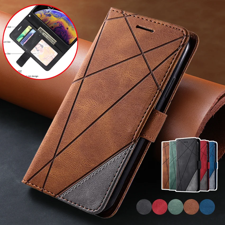 Leather Wallet Case For Redmi Note 10 10A 10C 11 11S 12 Pro 4G A1 Plus ...