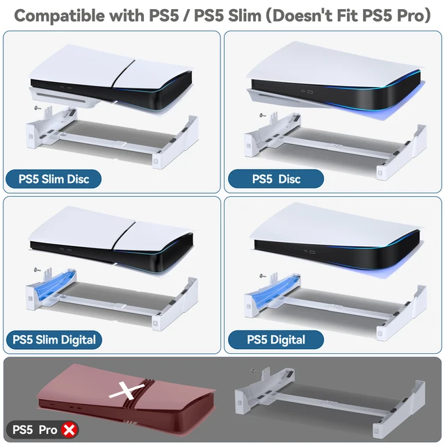 Ps5 Side Stand Vertical Stand For PS5 - Stable Console Base Bracket For ...