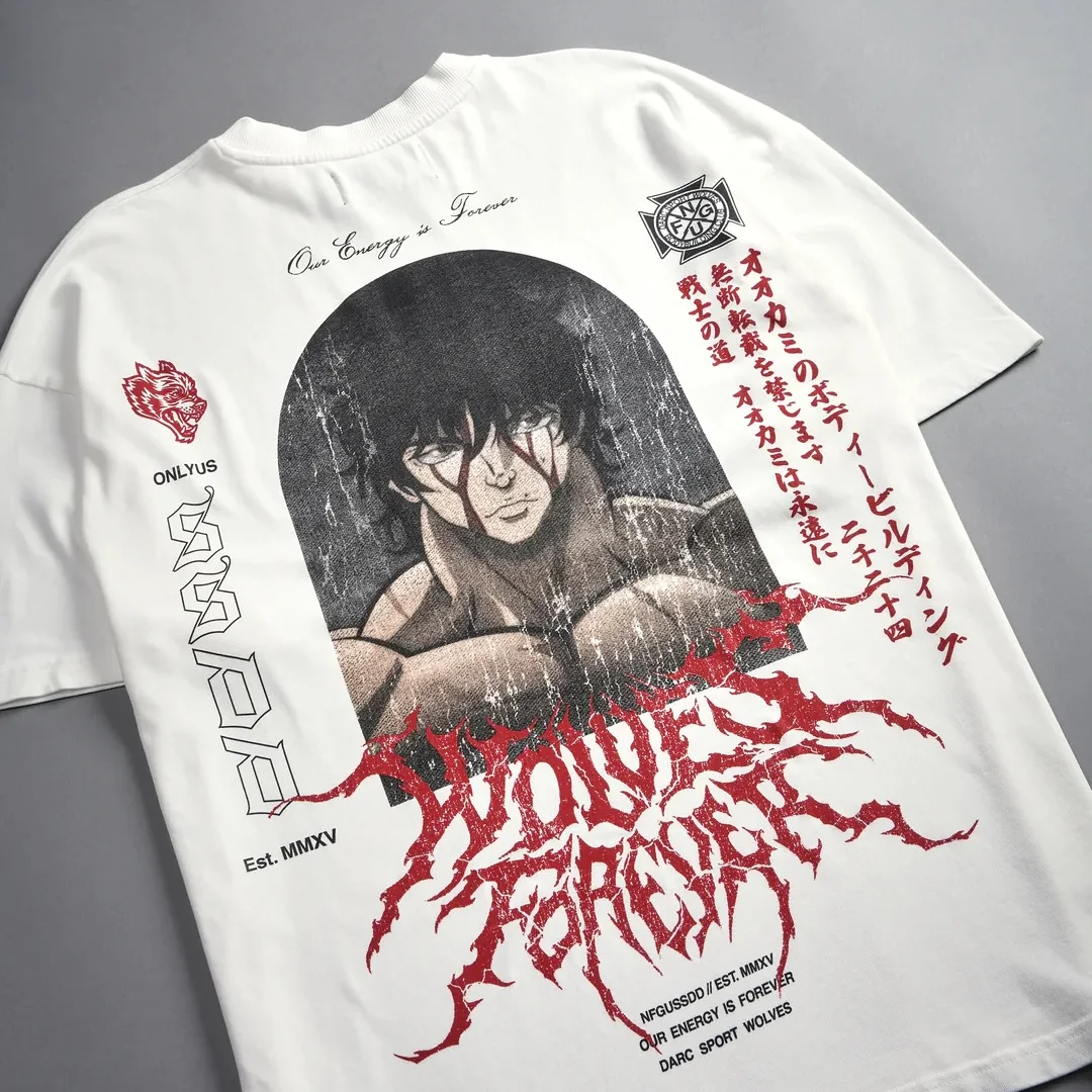 Hanma baki premium oversized t shirt black 2025 new pro choice graphic ...