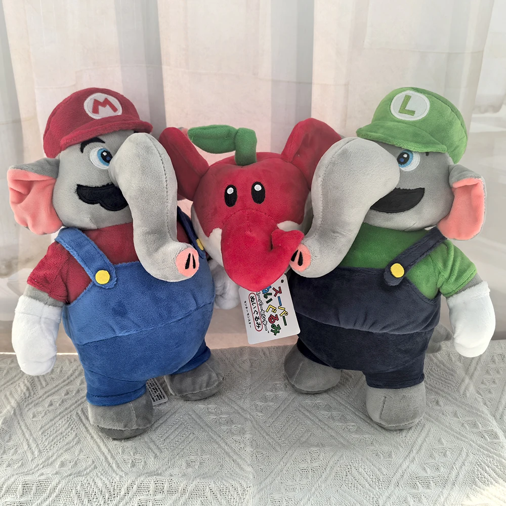 3X Super Mario Bros. Wonder Elephant Fruit, Mario y Luigi, peluche de ...