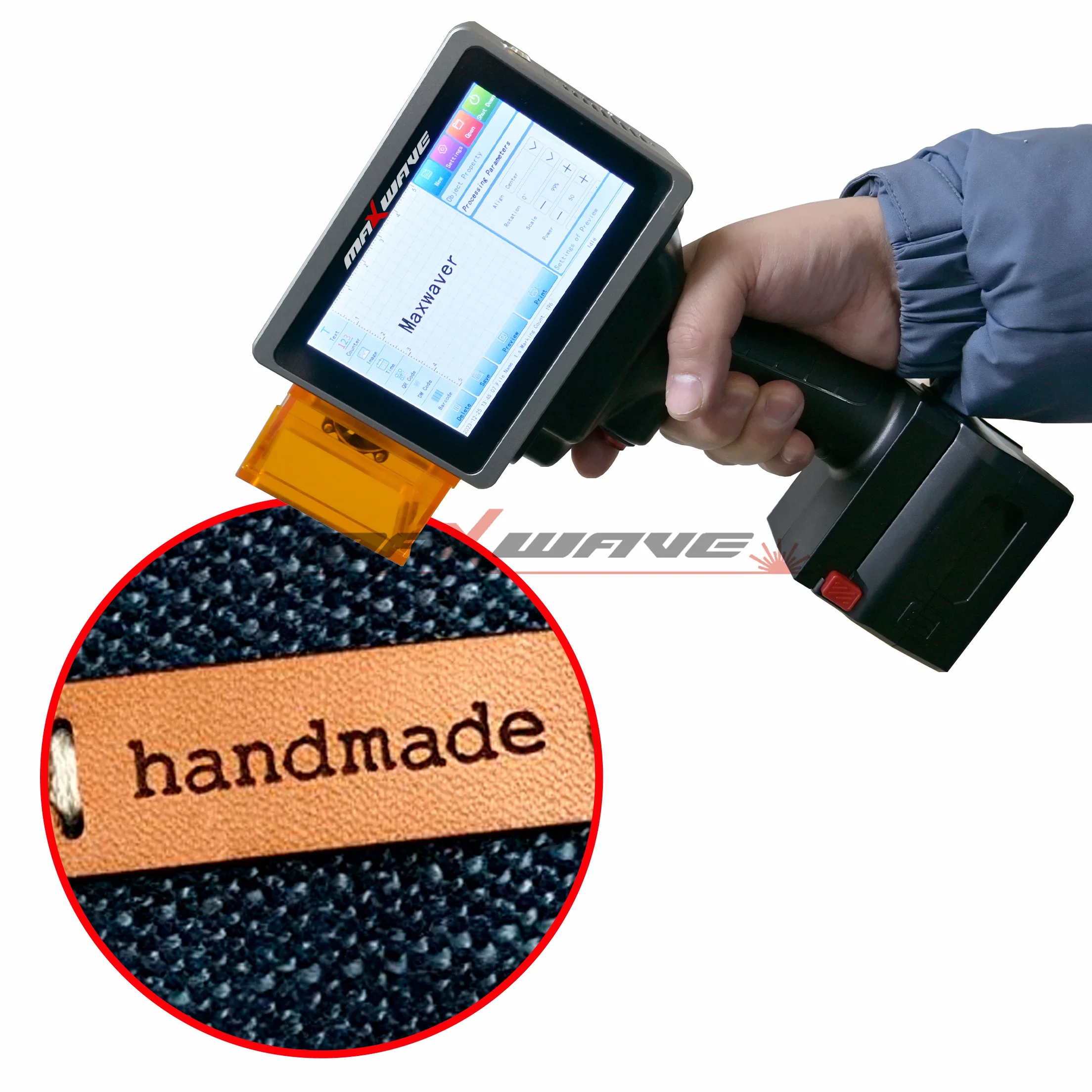 Portable Laser Marking Etching Carving Engraving Machine Handheld Mini ...