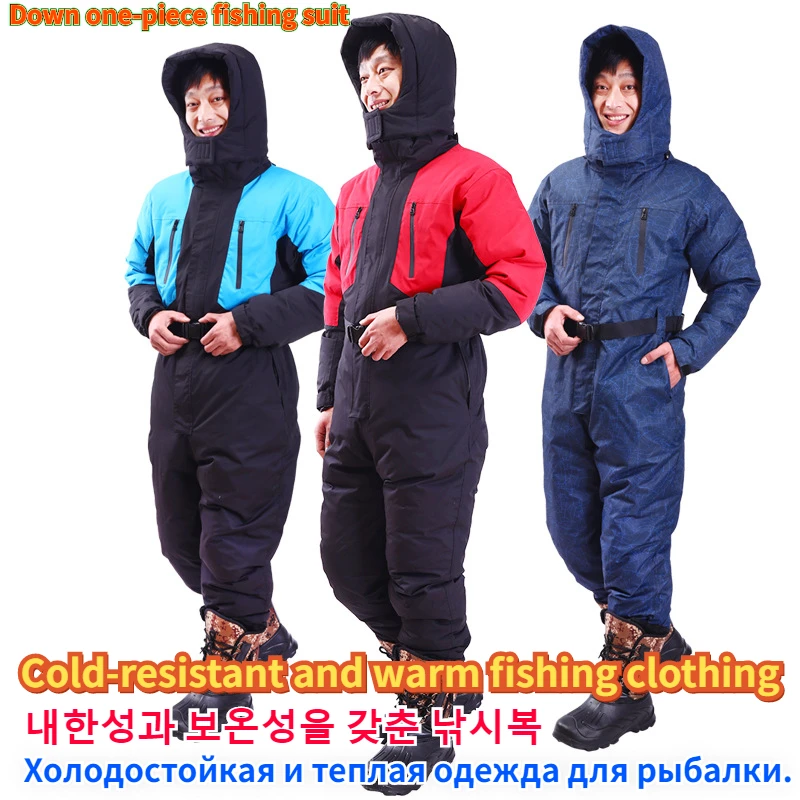 Low-temperature-One-piece-Down-Cold-proof-Clothing-Outdoor-Winter ...
