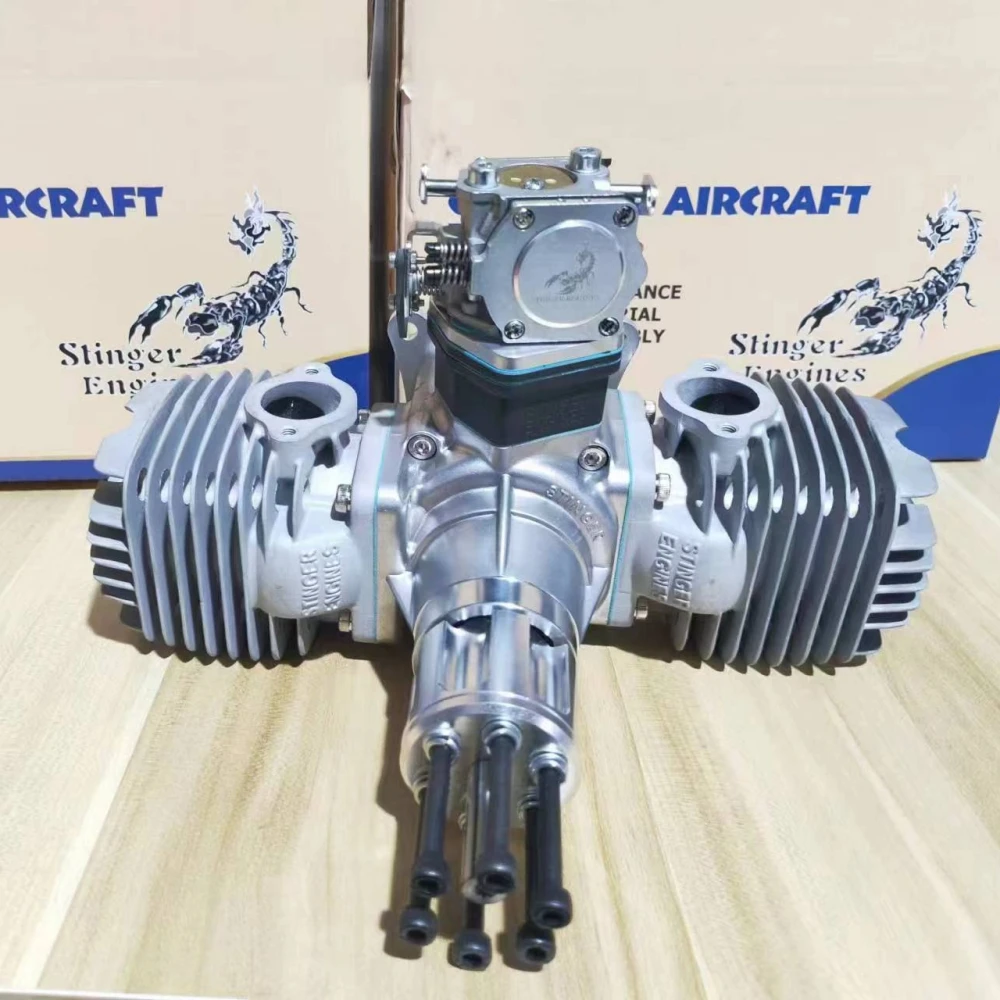 RCGF-STINGER-newest-Ceramic-cylinders-125CC-TWIN-2-stroke-engines-RC ...