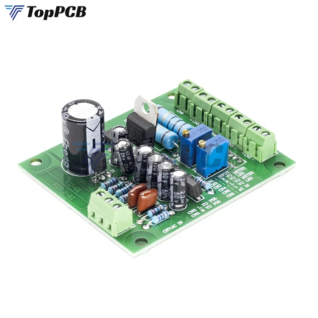 VU Level Audio Meter Stereo Amplifier Board+2pcs VU Meter 9-12VDC ...