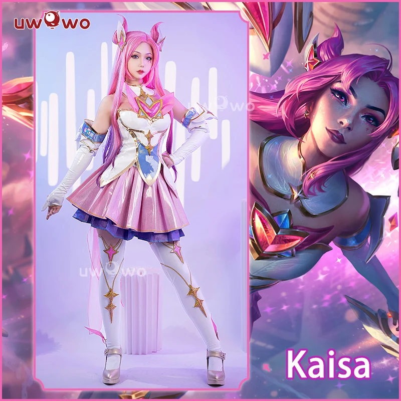UWOWO Star Guardian Kaisa Cosplay League of Legends, LOL: Star Guardian Kai'Sa SG disfraz Ahri ...